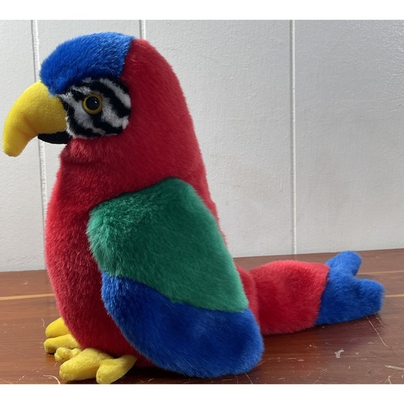 Ty | Bird | Ty Beanie Baby Parrot Plush Toy 999 Macaw Bird Stuffed ...
